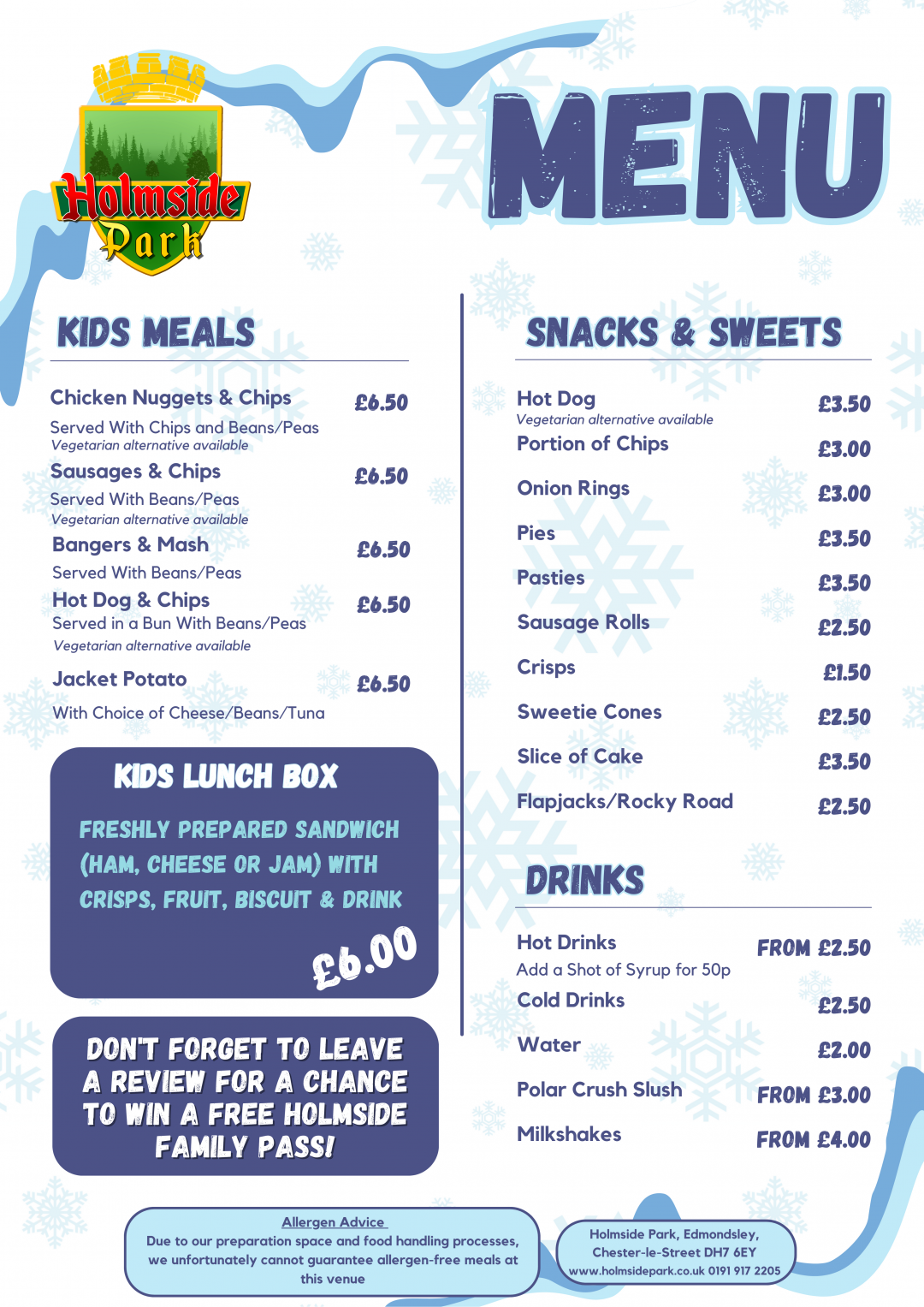 Food & Drink – Holmside Park